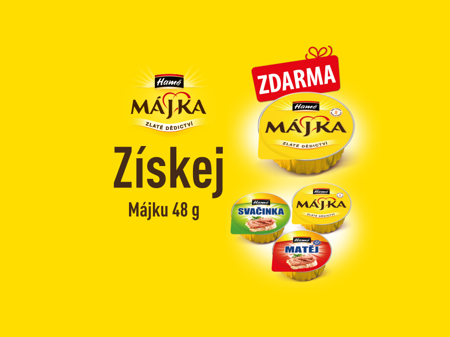 Get a free 48g Májka with any 3 Hamé pate! - Tamda Foods - Tamdafoods.eu